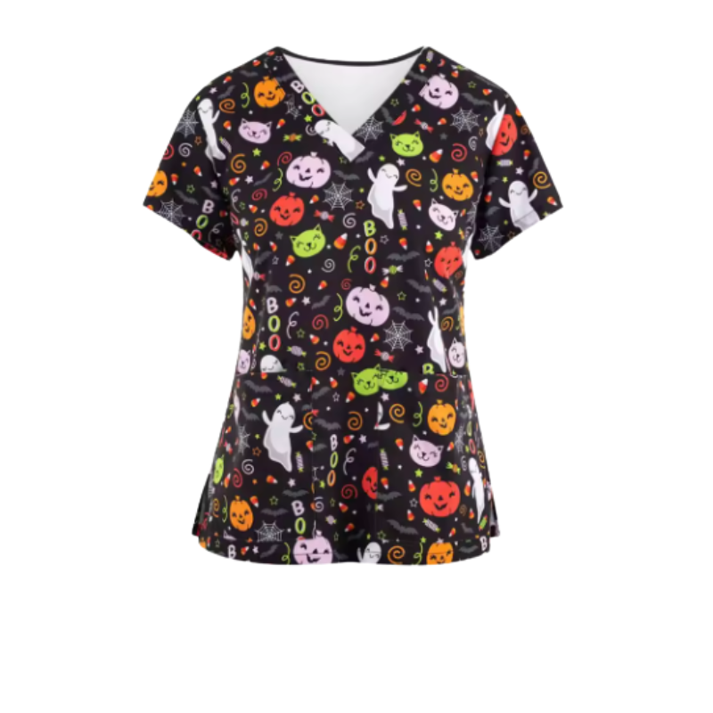3 Scrub Tops – Halloween (3 Pack)